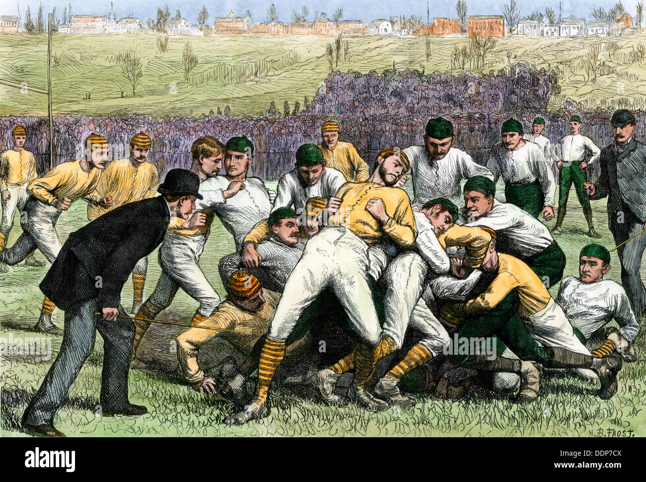 Vintage football team hi-res stock photography and images - Alamy