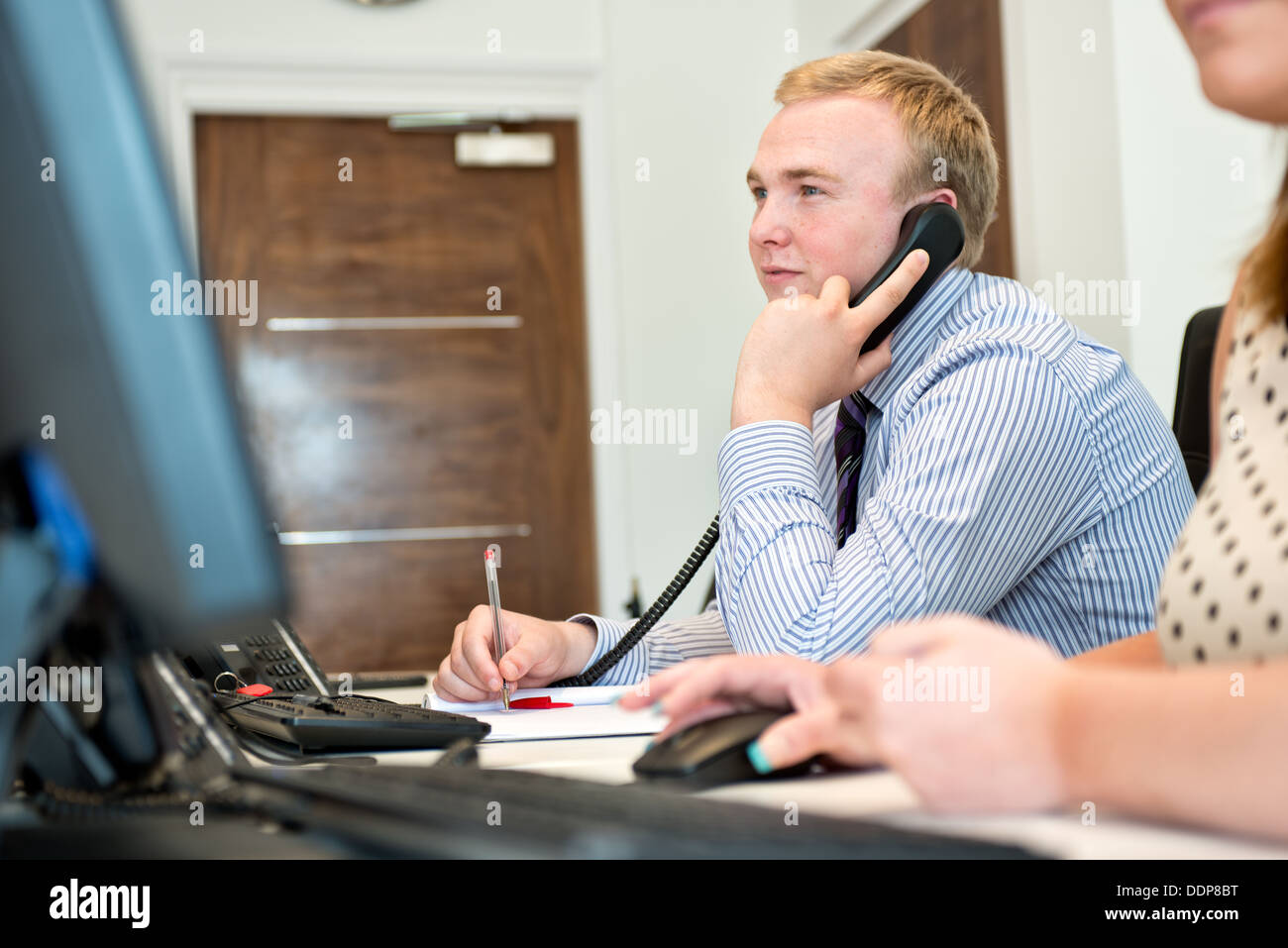 Working in office computer hi-res stock photography and images - Alamy