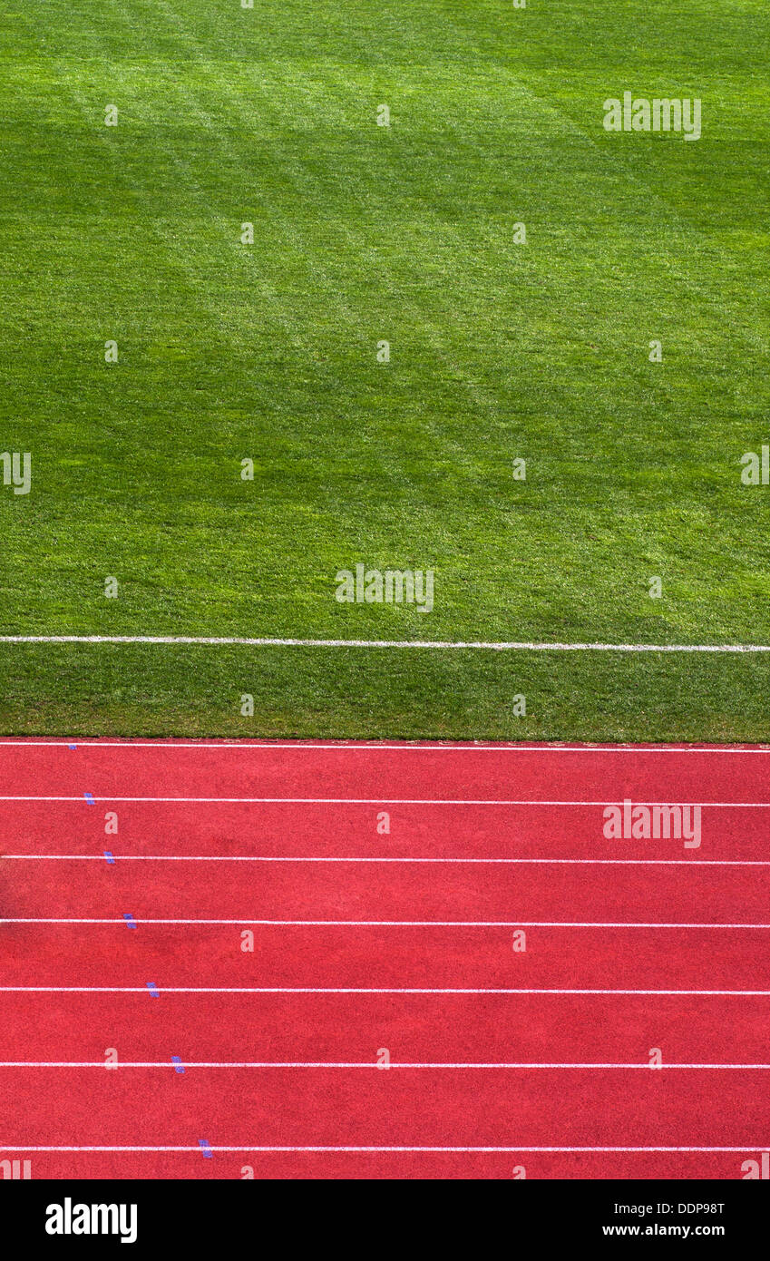 Racetrack and soccer field hi-res stock photography and images - Alamy