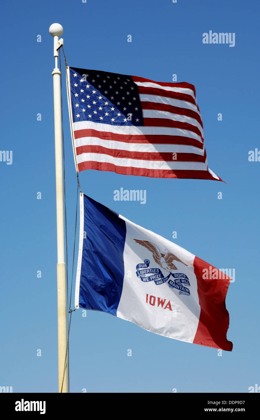 American state flags hi-res stock photography and images - Alamy