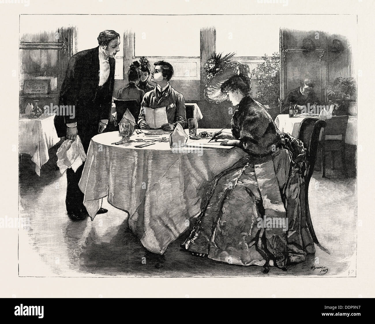 Writing letter 19th century hi-res stock photography and images - Alamy