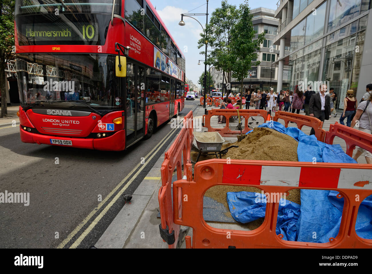 London street under construction Stock Photo - Alamy