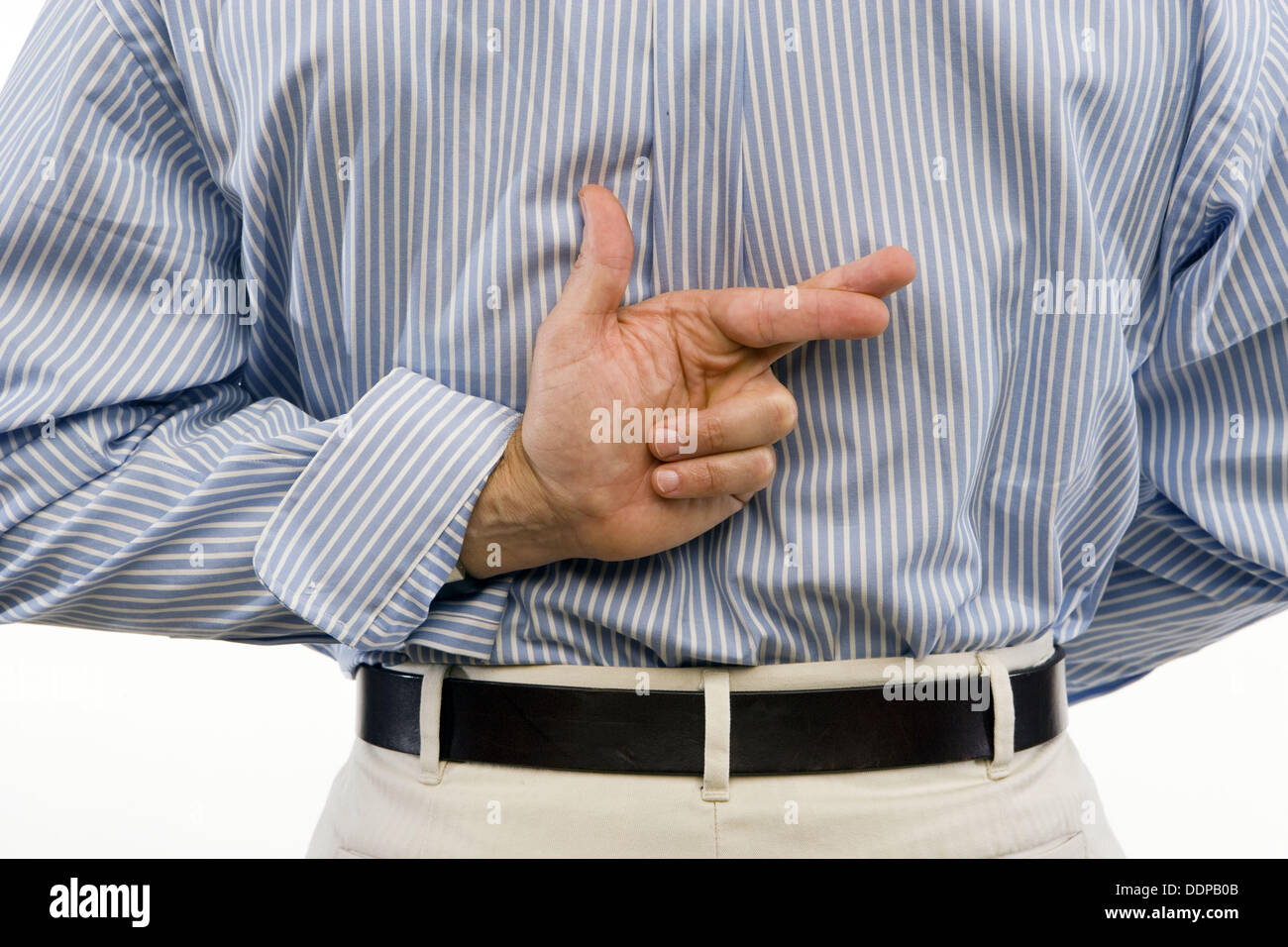 male, crossing fingers, hand, back Stock Photo - Alamy
