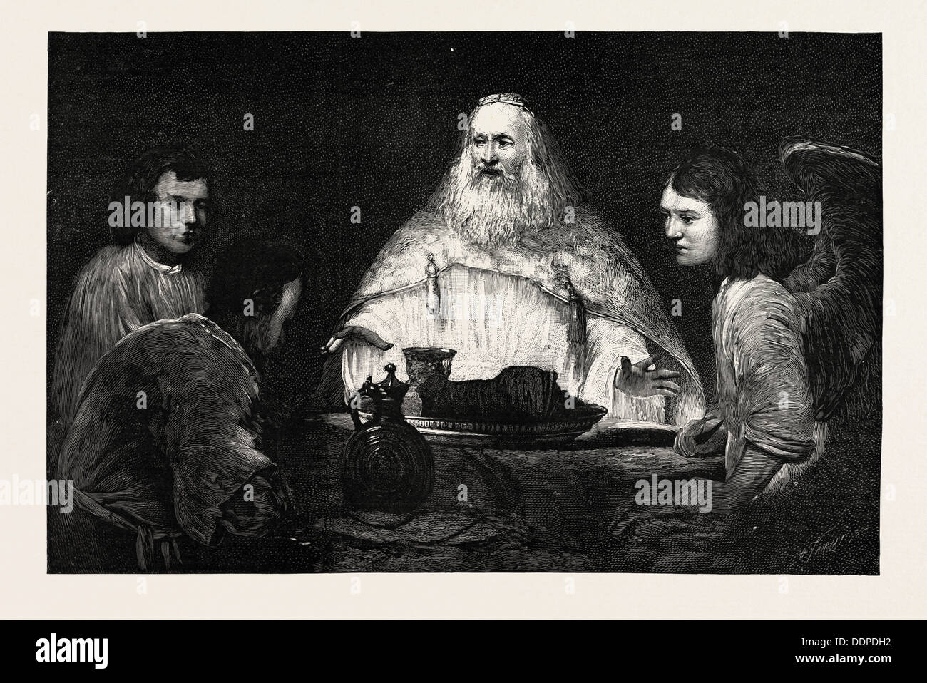 Abraham and the angels hi-res stock photography and images - Alamy