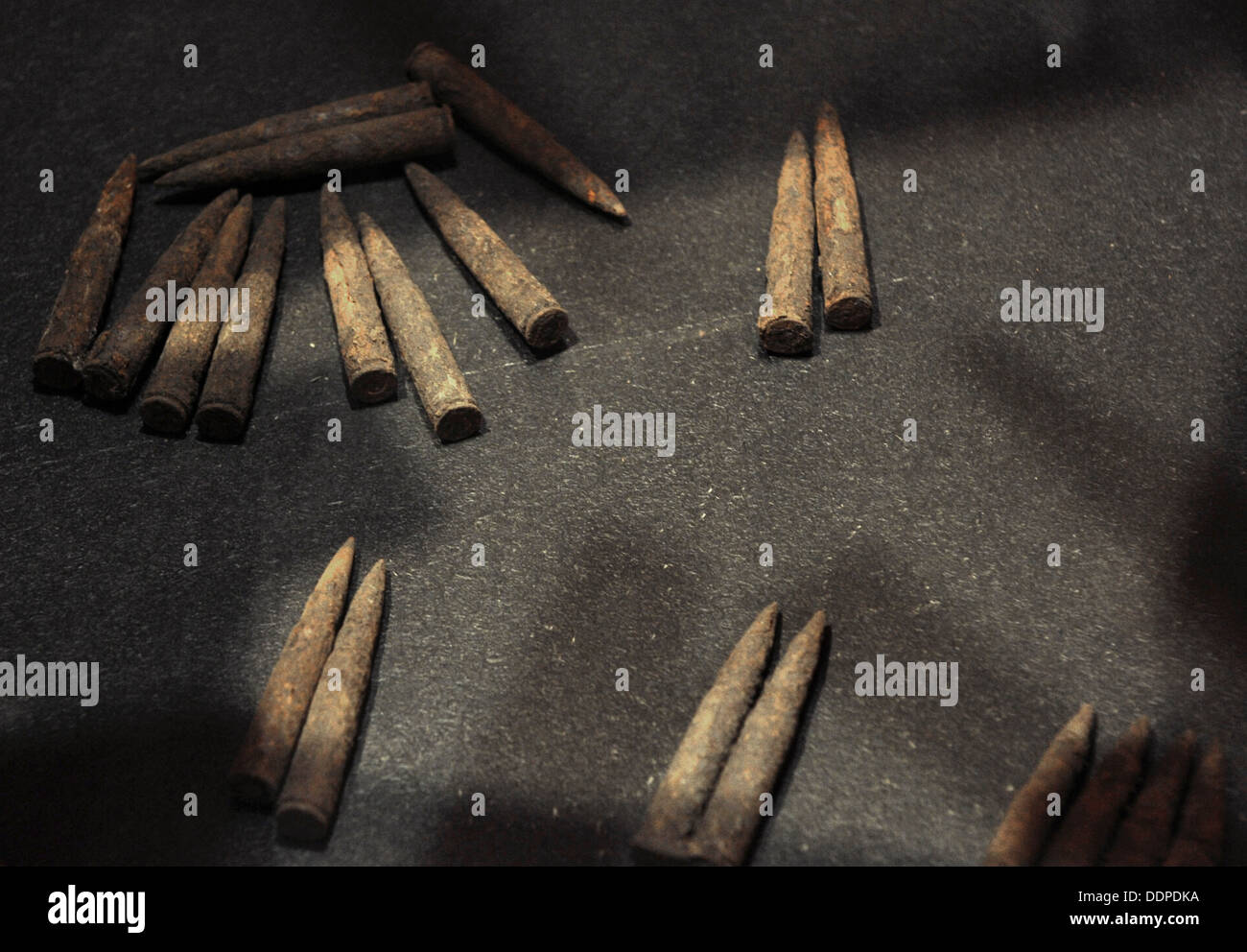 History. World War II. Latvia. Bullets found in the field of Battle ...