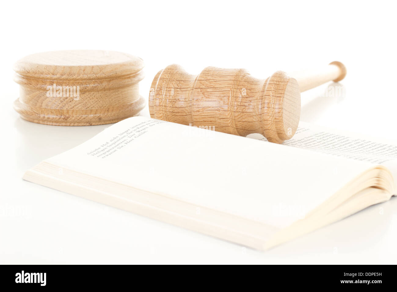 Justice gavel books Cut Out Stock Images & Pictures - Alamy