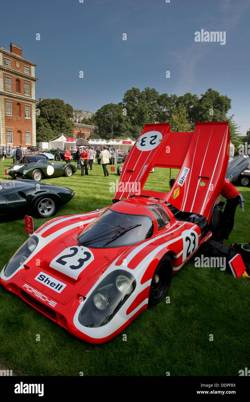 General view of the St.James Concourse of Elegance held at Marlborough ...