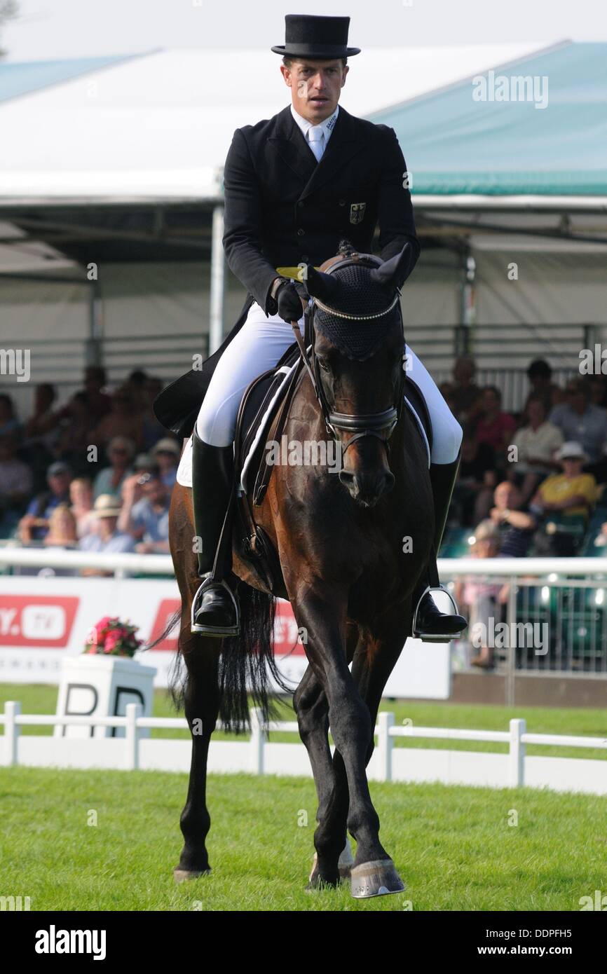 Burghley Horse Trials, UK. 5th September 2013. Kai Ruder riding ...