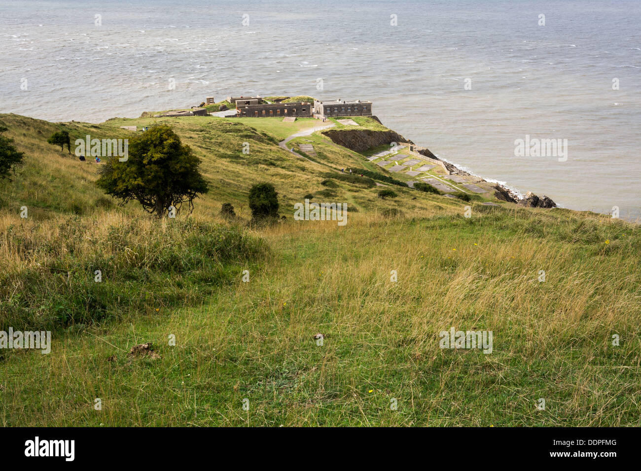 Brean Down Fort Stock Photo - Alamy