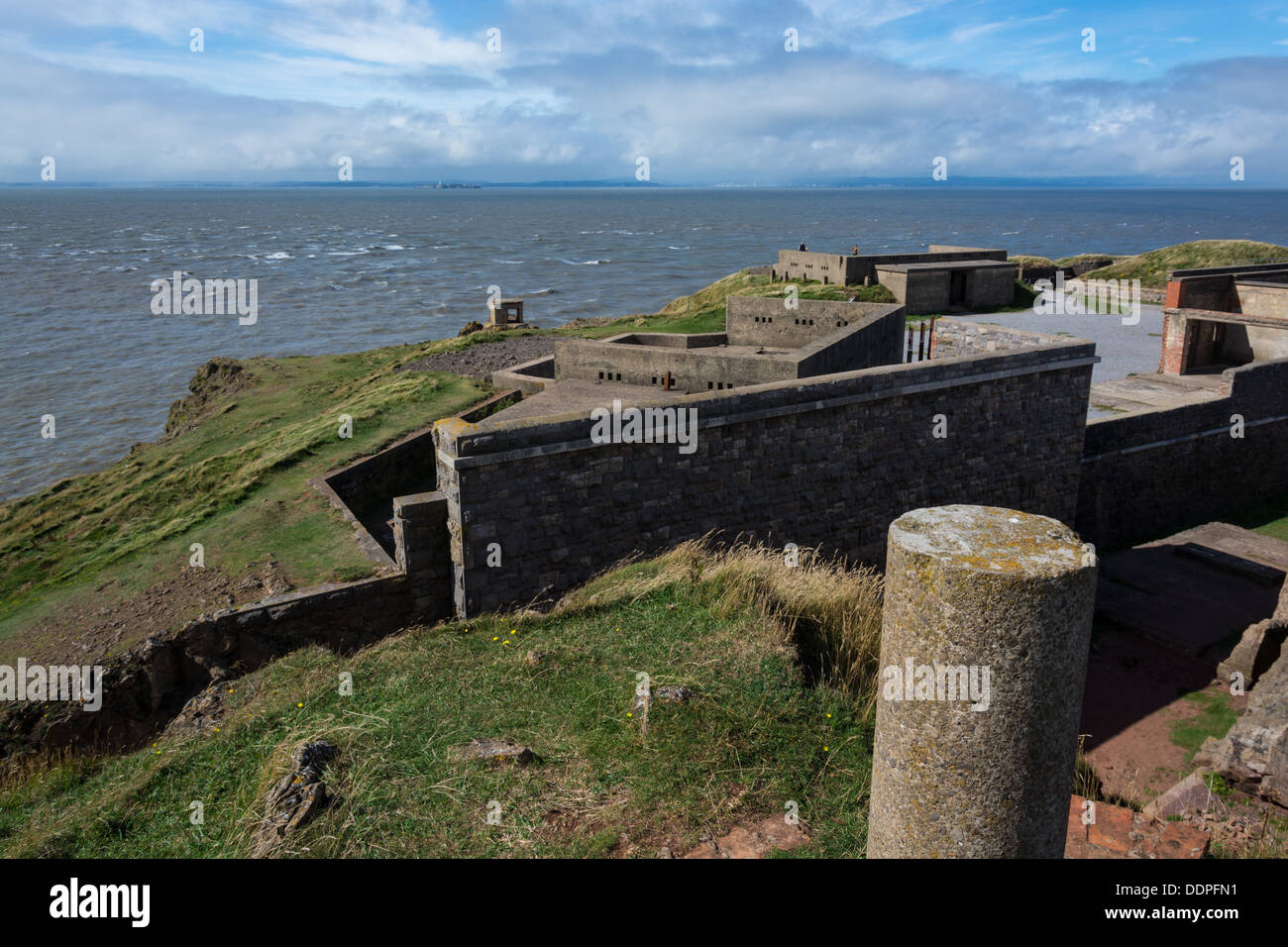 Brean Down Fort Stock Photo - Alamy