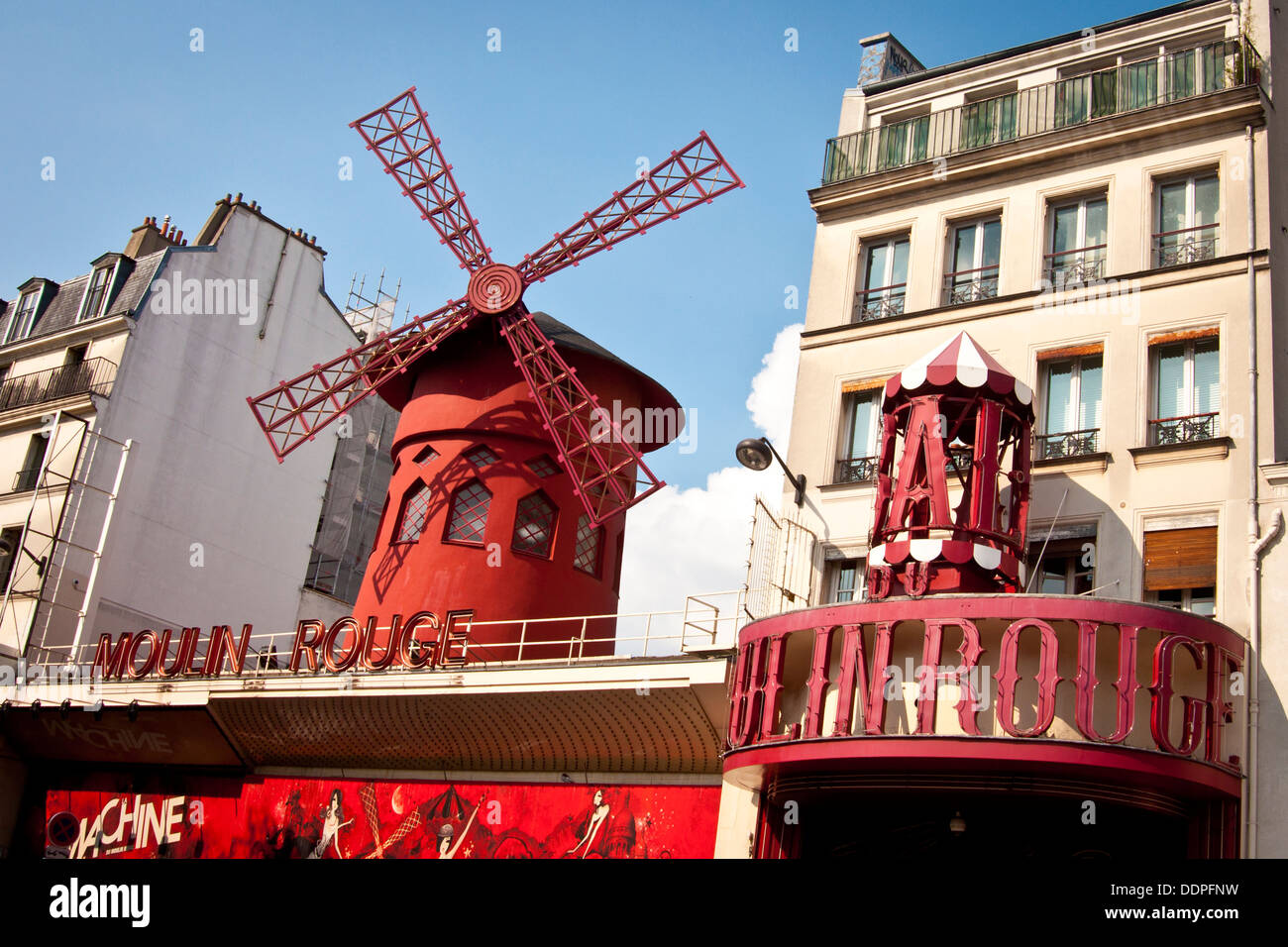The Moulin Rouge paris France Stock Photo - Alamy