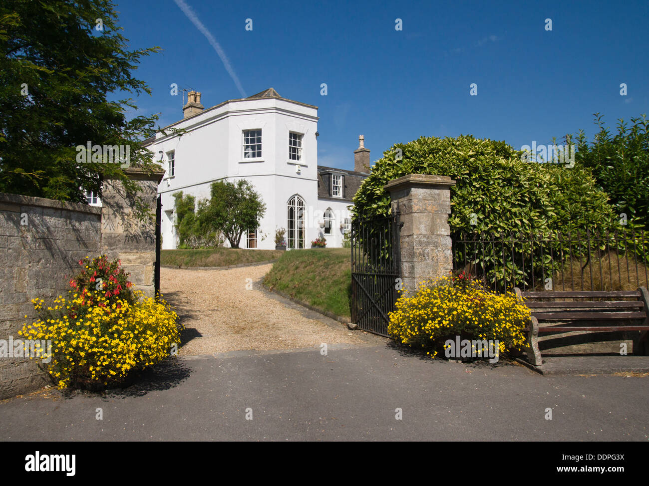 Wedmore a small town in Somerset England UK Stock Photo - Alamy