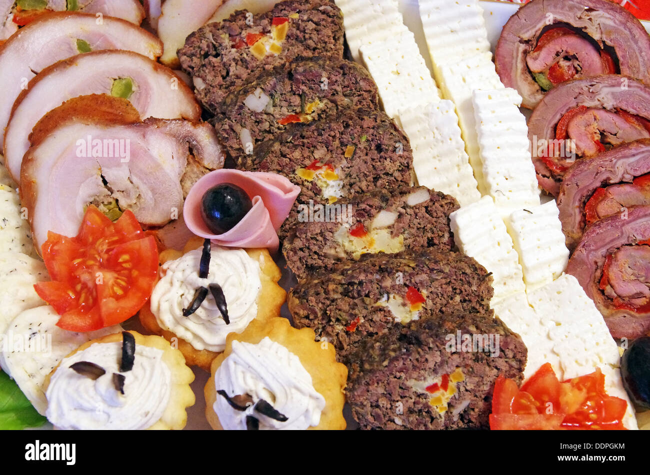 Main dish restaurant collage hi-res stock photography and images - Alamy