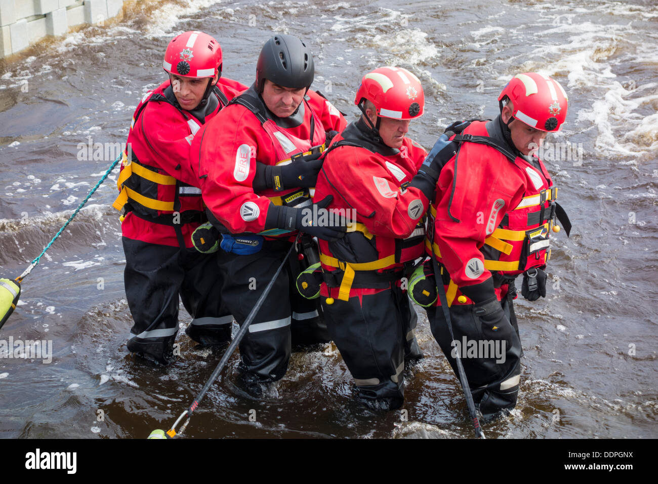 Firefighter flood floods climate change hi-res stock photography and ...