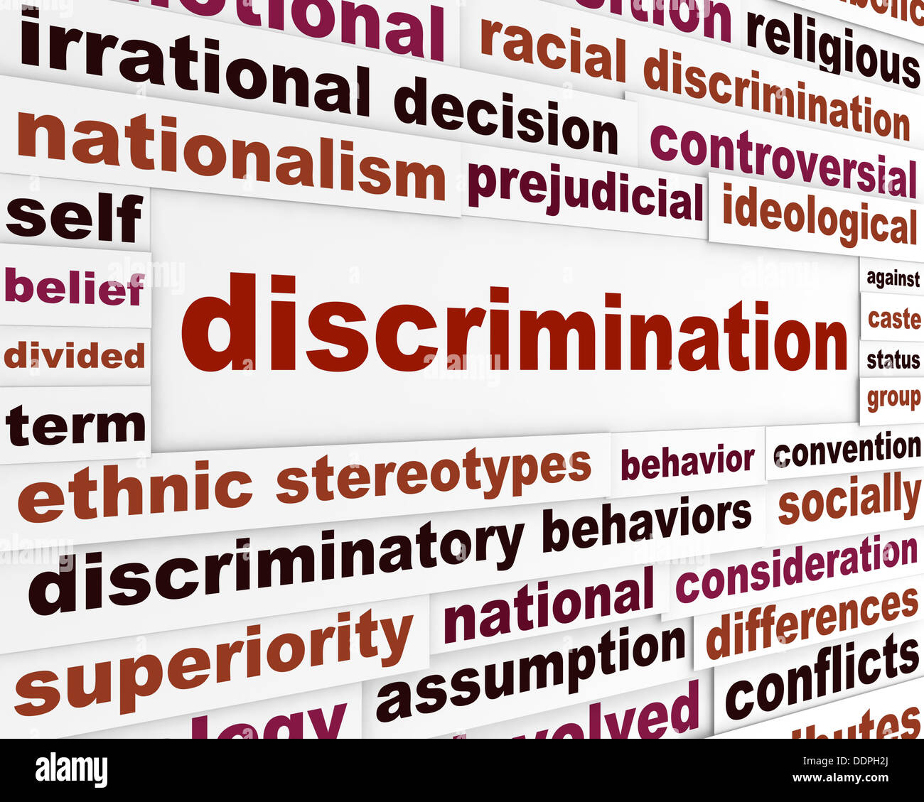 Prejudice Discrimination Hate High Resolution Stock Photography and ...
