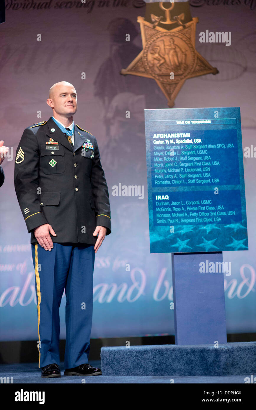 Medal of Honor Hall of Heroes Induction Ceremony in honor of U.S. Army ...