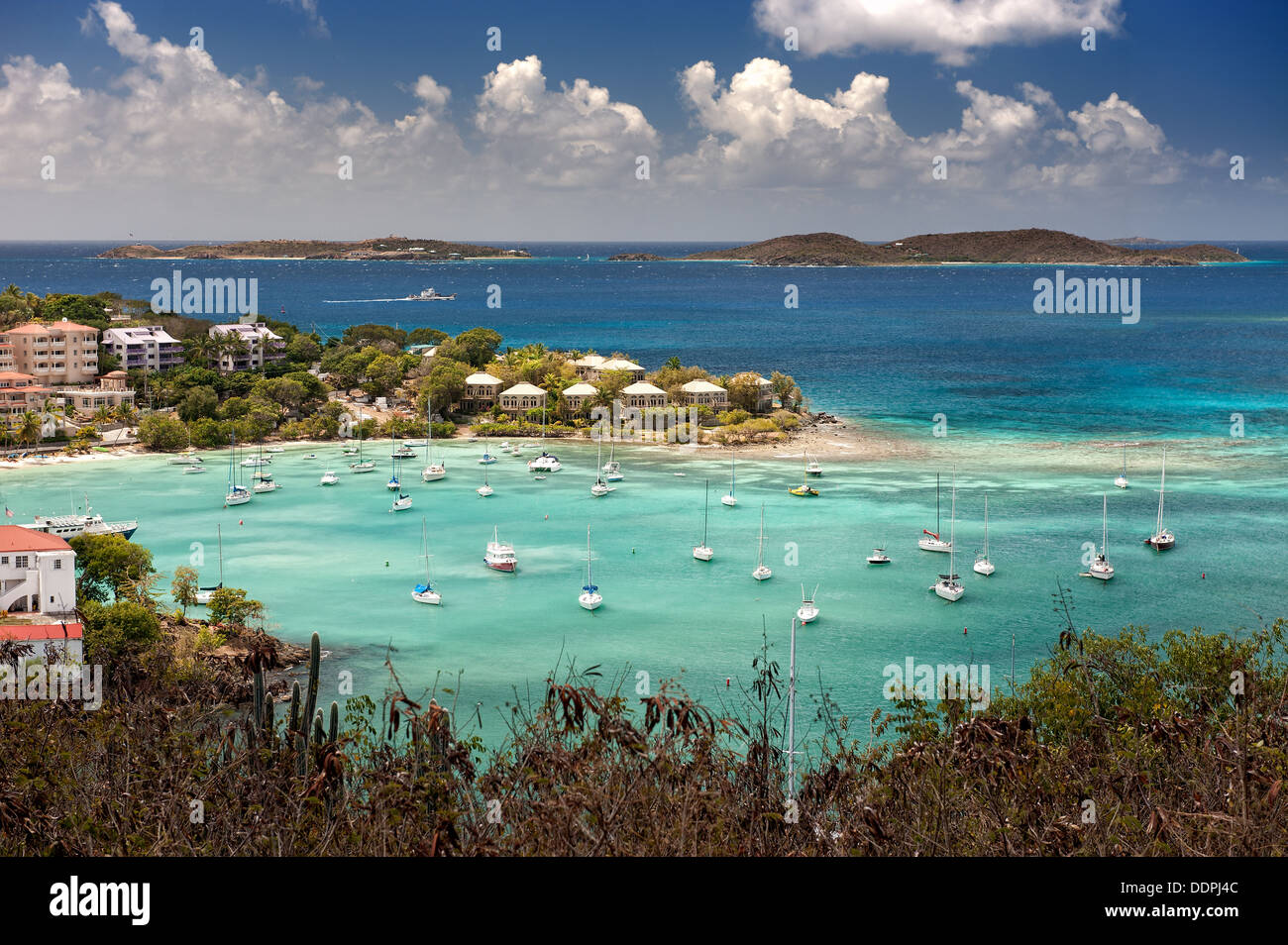 Small Harbor on the Island of St. John Stock Photo - Alamy