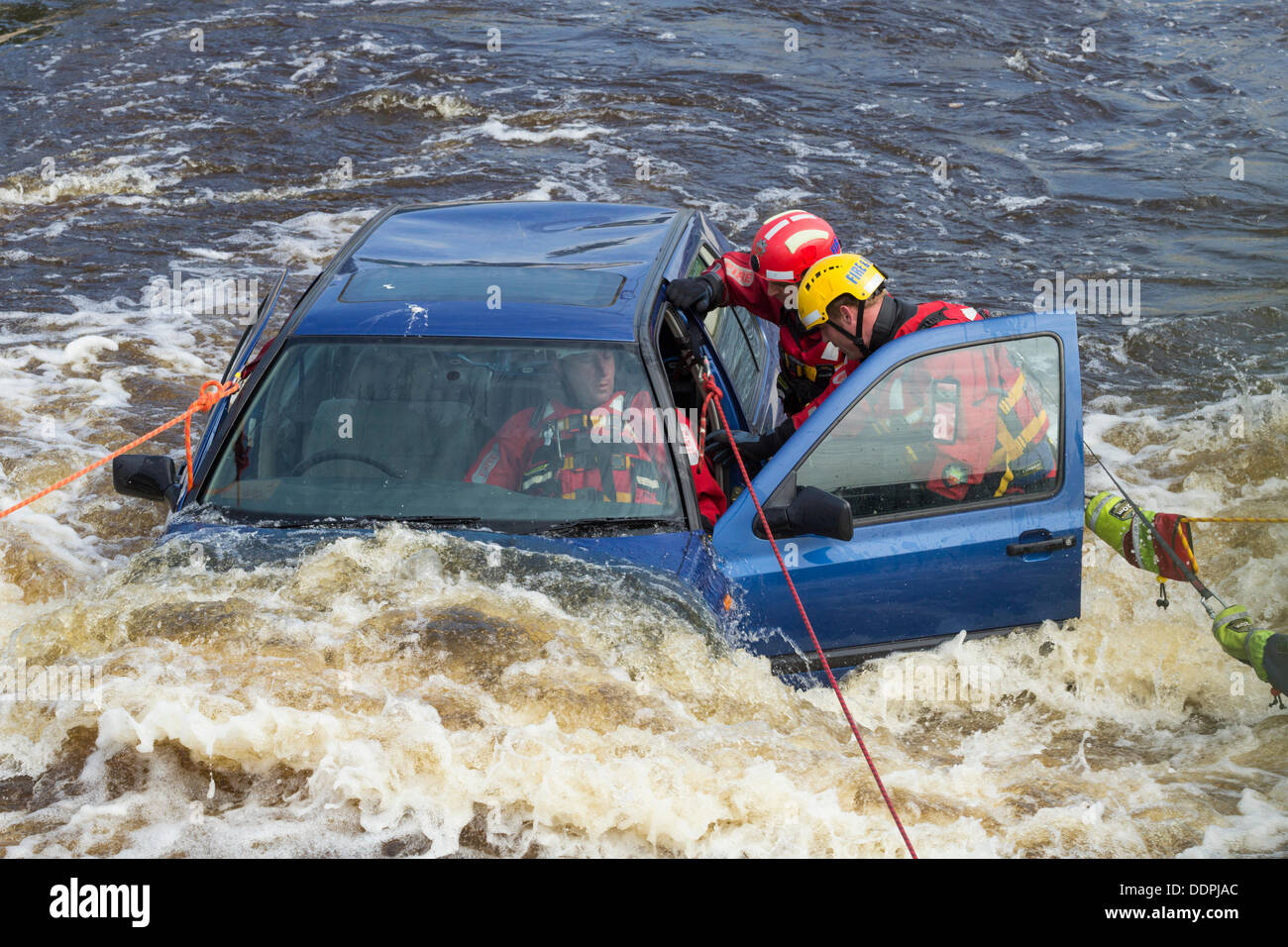Firefighter flood floods climate change hi-res stock photography and ...