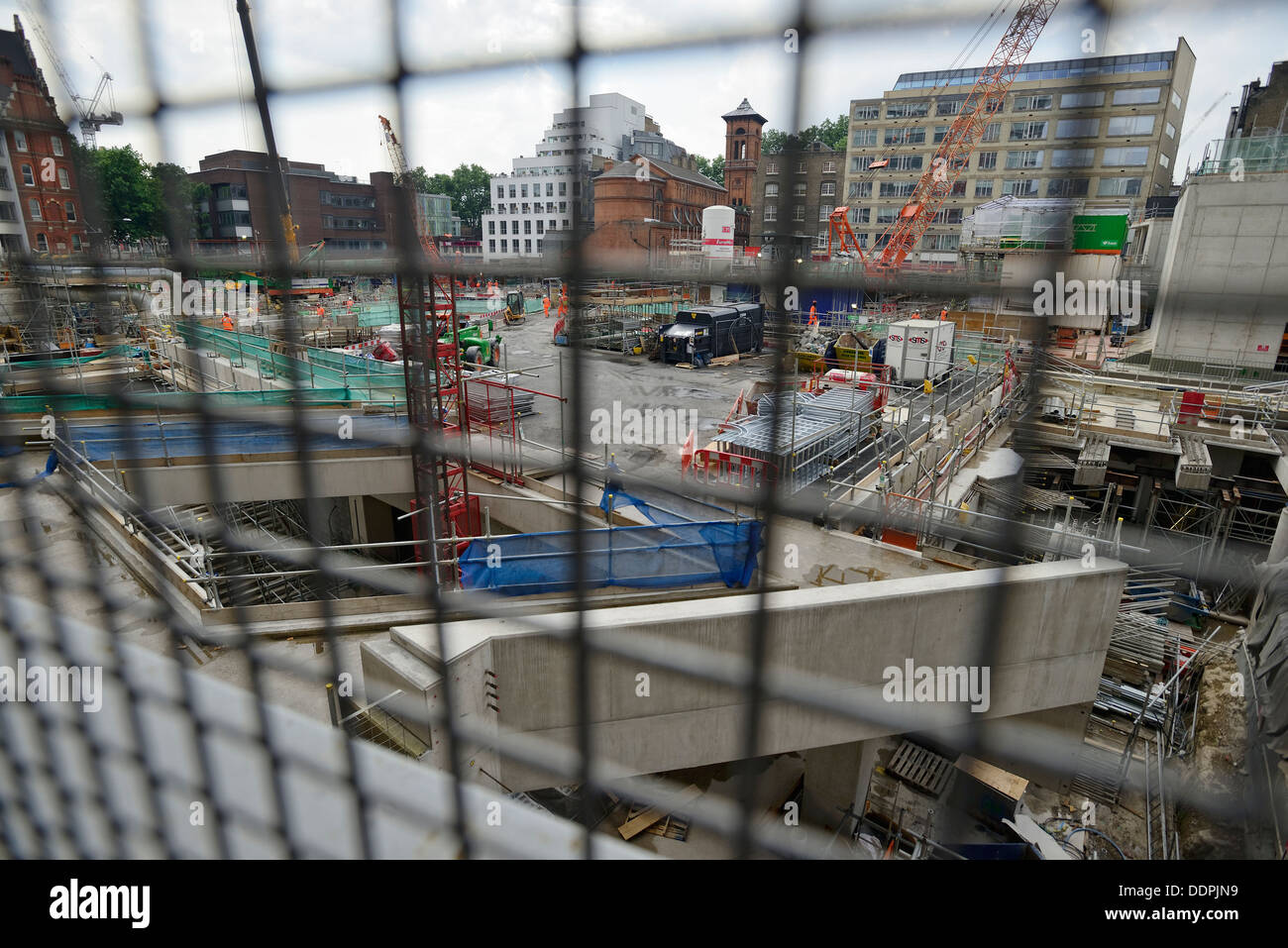 Construction site, London Stock Photo - Alamy