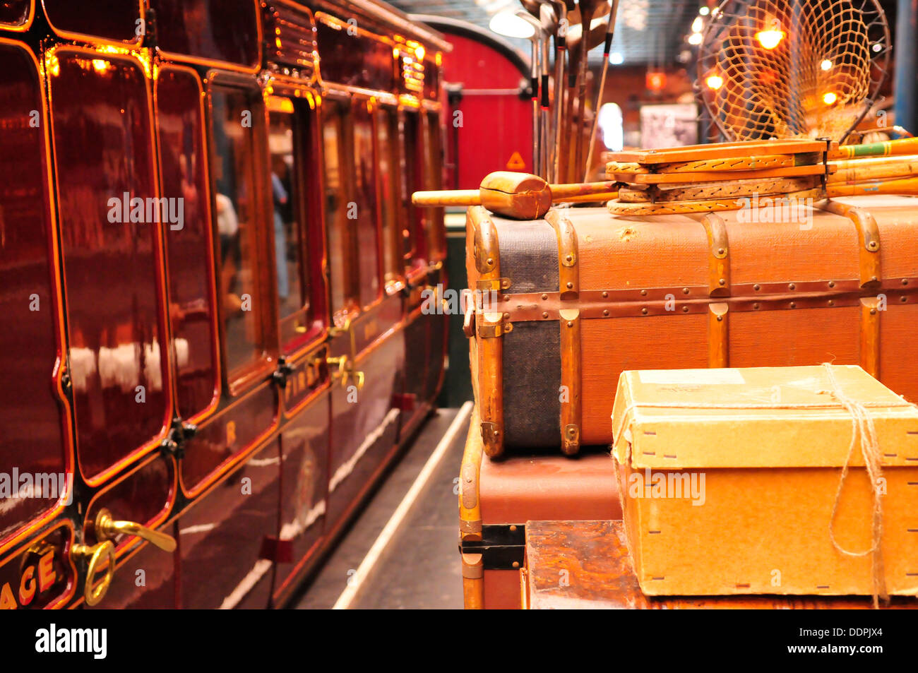Railway Station Luggage Stock Photo - Alamy