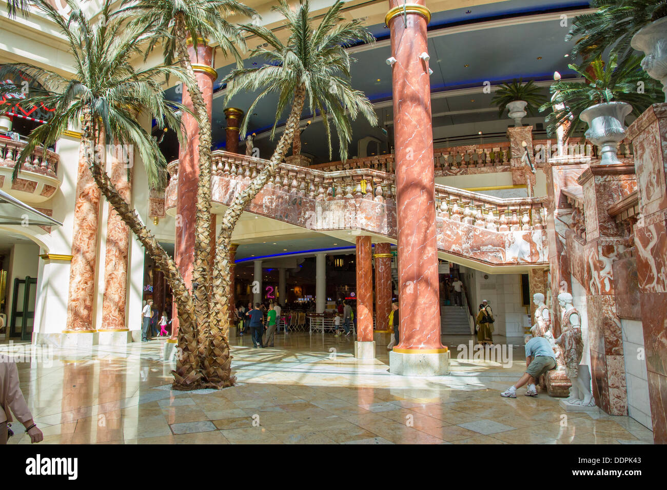 The Great Hall in the Intu Trafford Centre, Manchester, England Stock ...