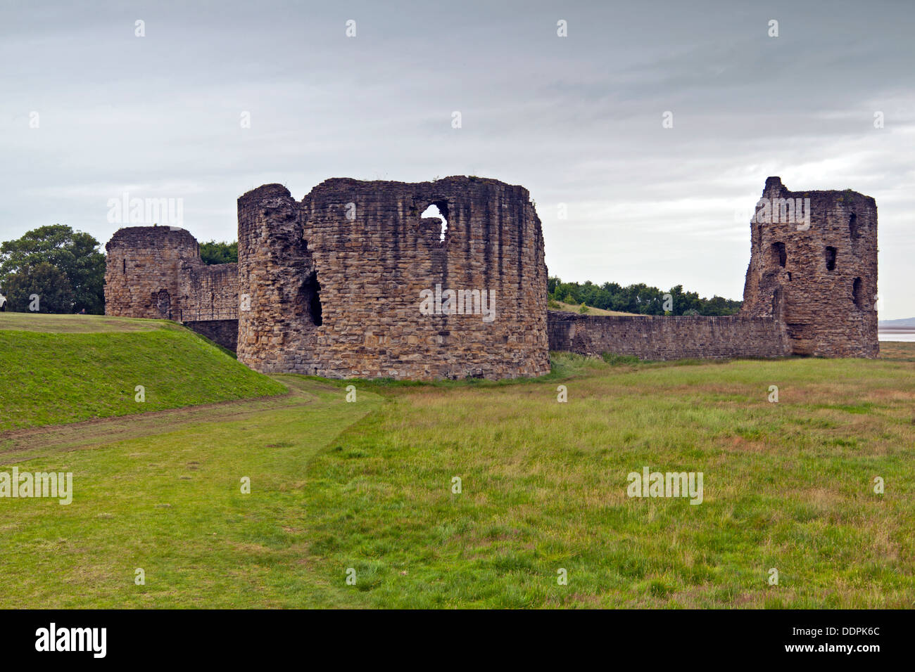 Flint Castle Ruins North Wales Stock Photo - Alamy