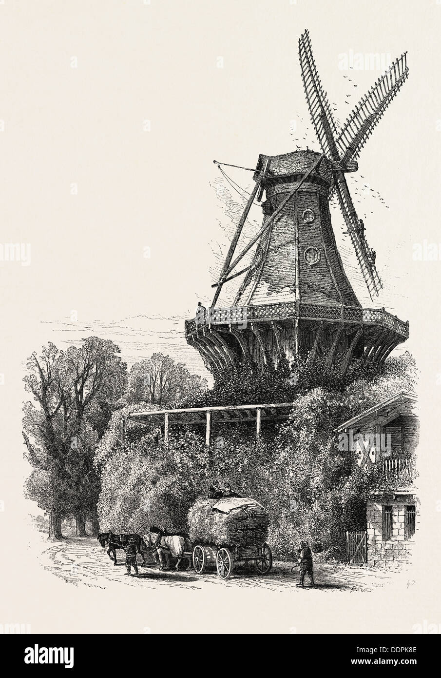 19th century windmill hi-res stock photography and images - Alamy