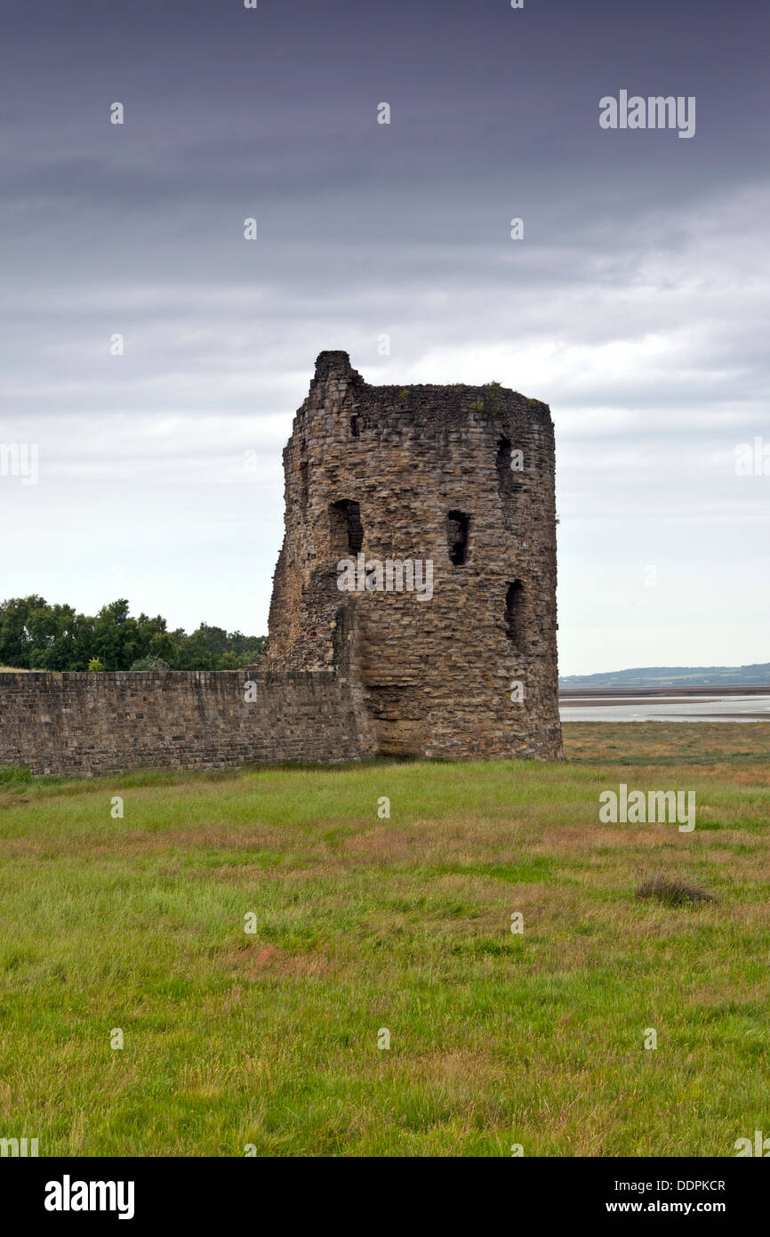 Flint Castle North East Tower North Wales Stock Photo - Alamy