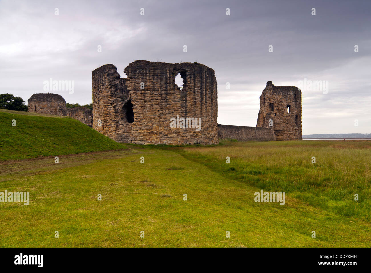 Flint Castle Ruins North Wales Stock Photo - Alamy