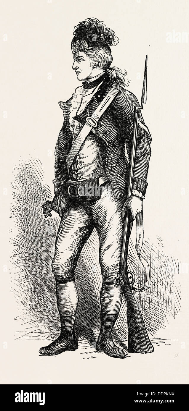 AN AMERICAN RIFLEMAN, UNITED STATES OF AMERICA, US, USA, 1870s ...