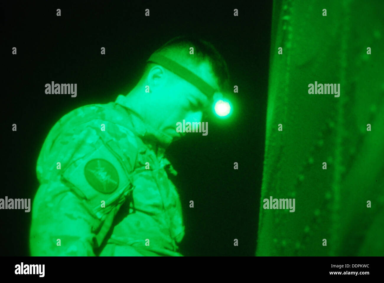 Staff Sgt. Ernie Botello, a CH-47 Chinook helicopter flight engineer ...