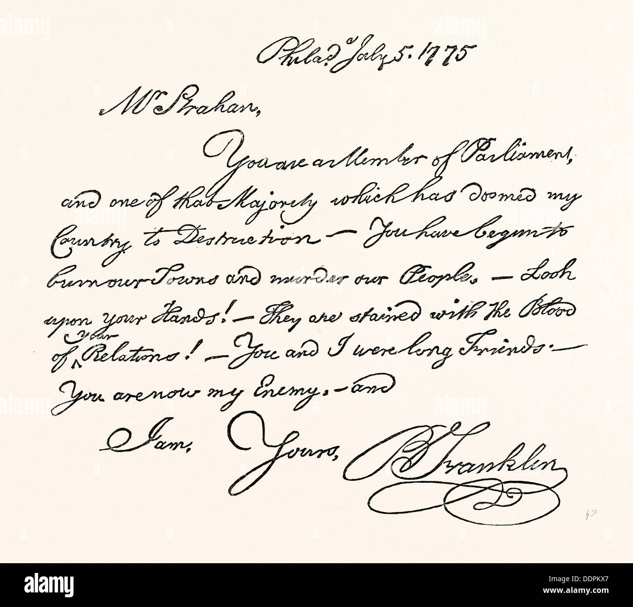 Ben Franklin Letters