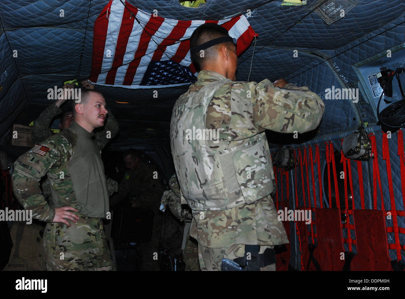 1st Lt. Jeremy Sumruld, a CH-47 Chinook helicopter from B Company, 2nd ...