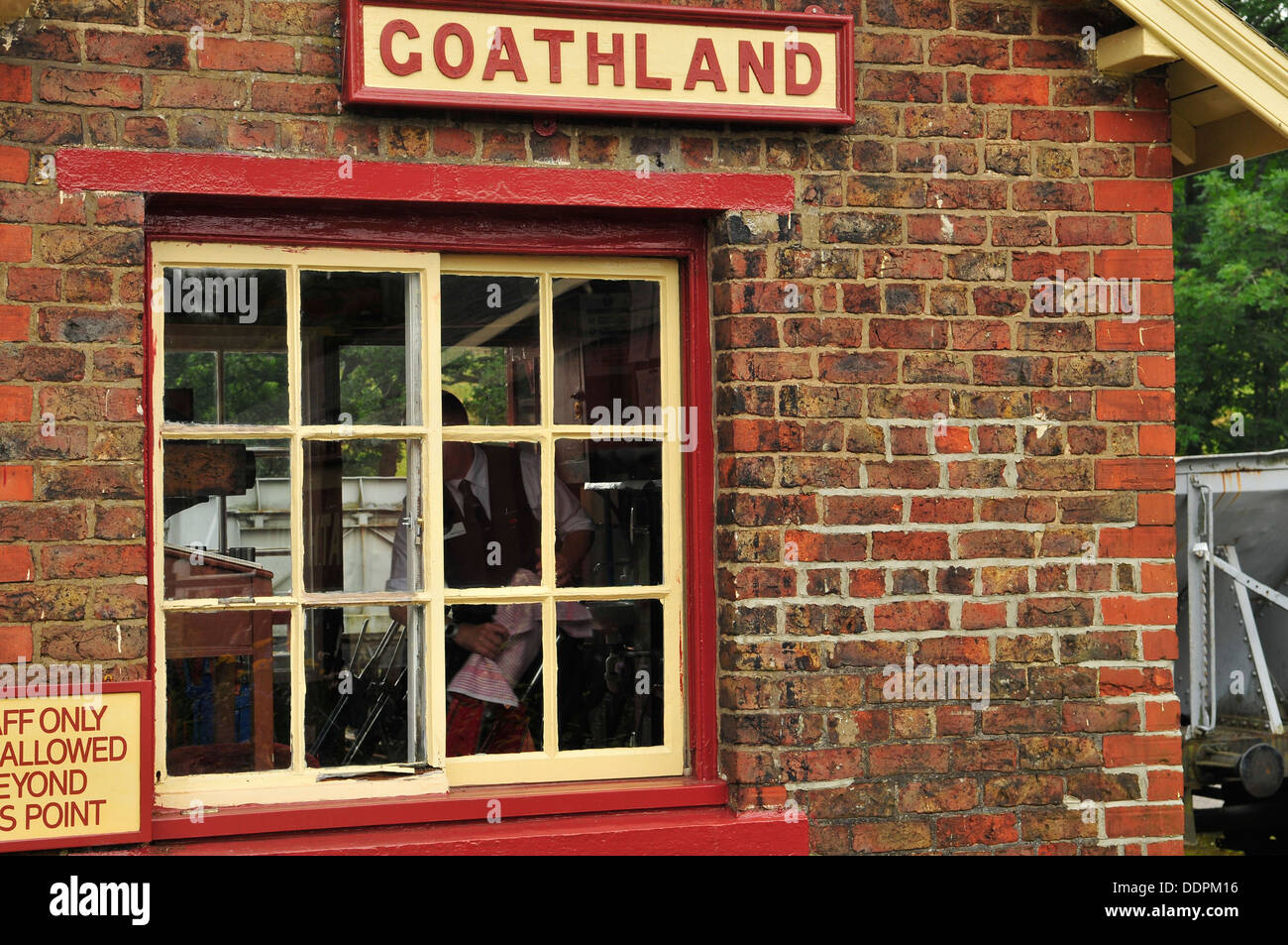 goathland signal box Stock Photo - Alamy
