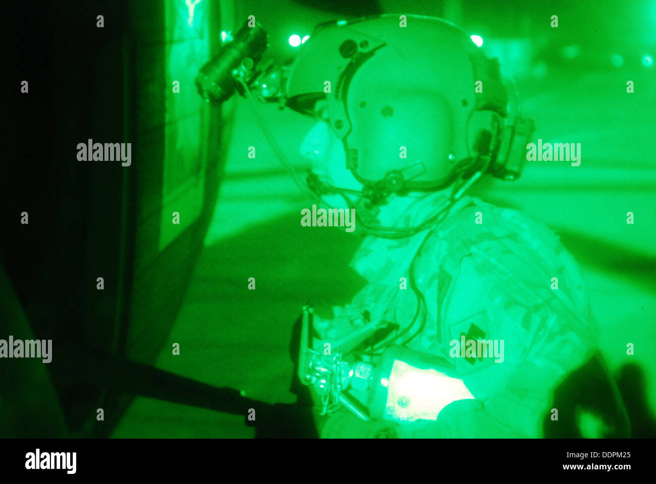 Staff Sgt. Ernie Botello, a CH-47 Chinook helicopter flight engineer ...