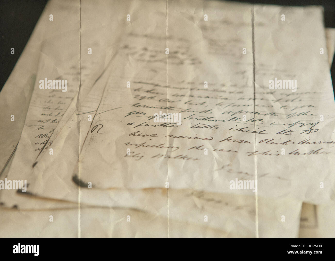 Old unfolded hi-res stock photography and images - Alamy