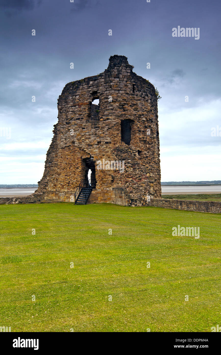 Flint Castle North East Tower, North Wales Stock Photo - Alamy