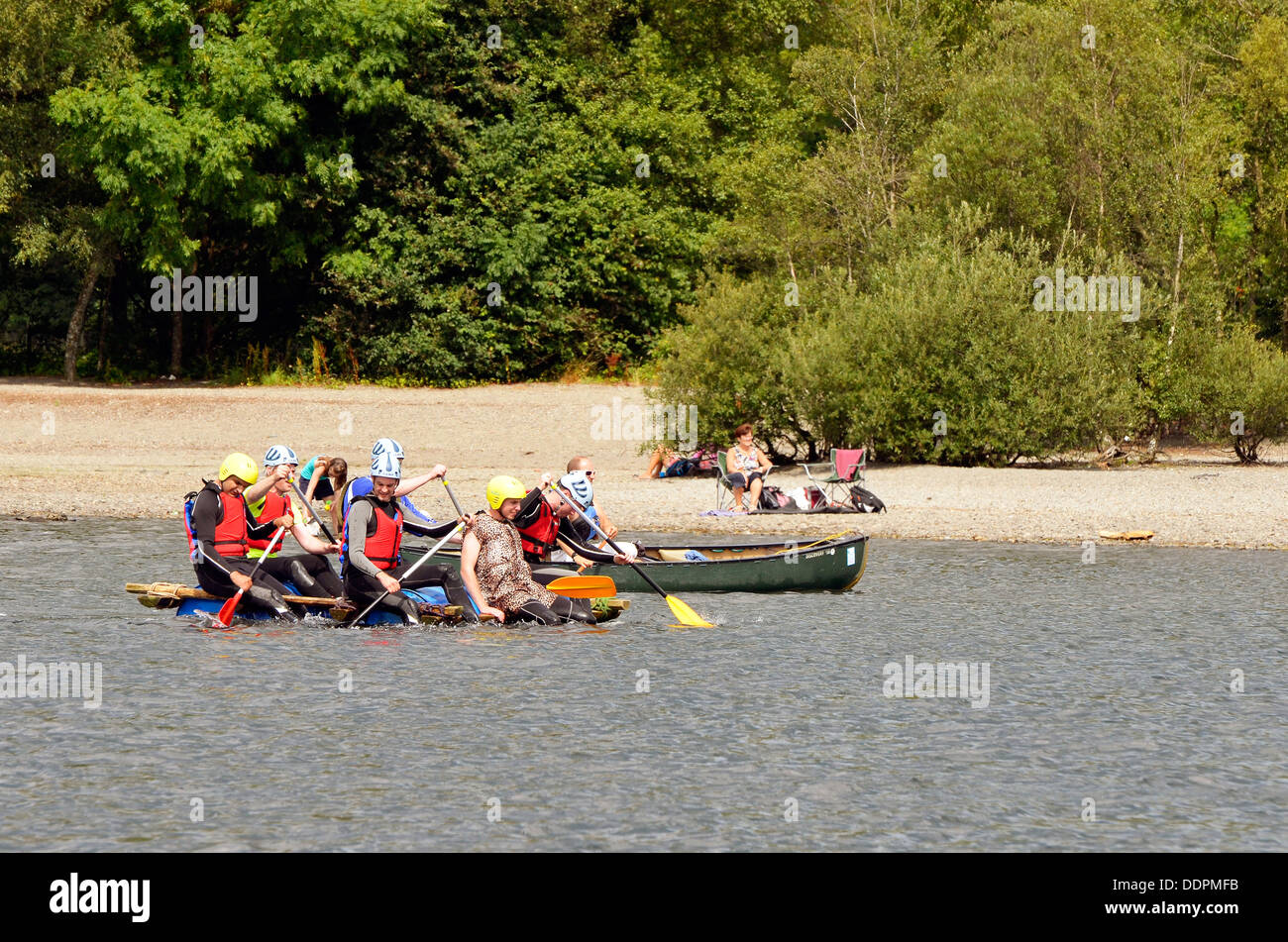 Homemade raft hi-res stock photography and images - Alamy