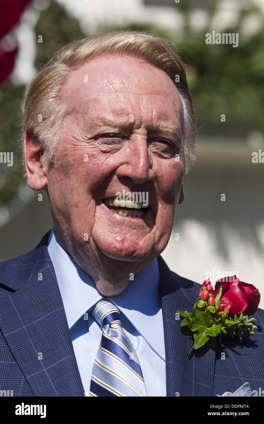 Los Angeles, California, USA. 5th Sep, 2013. Hall of Fame broadcaster ...