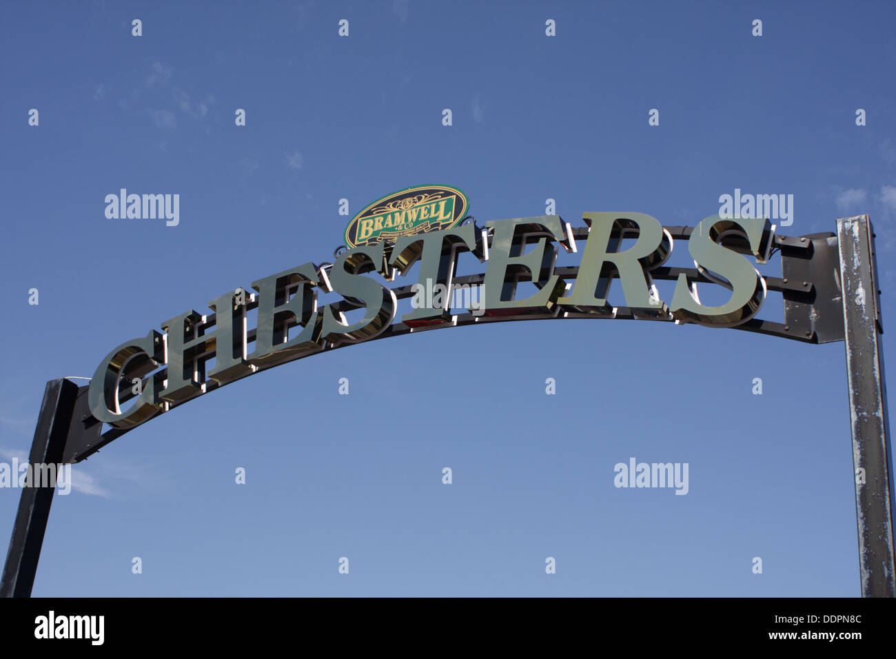 Entrance to the Chesters pub, Sunderland Stock Photo - Alamy