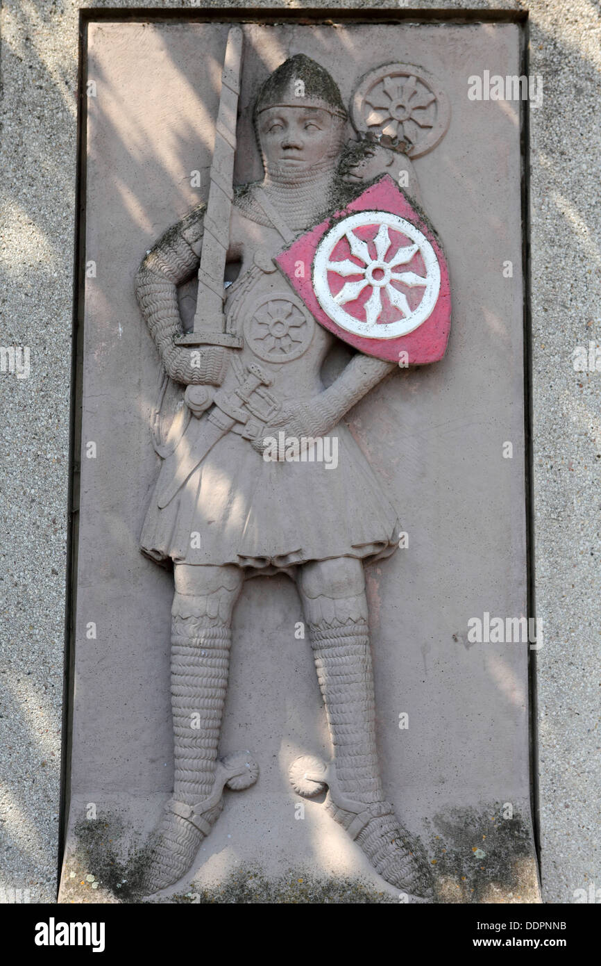 Sculpture of the Archbishop of Mainz, one of Electors of the Holy Roman ...