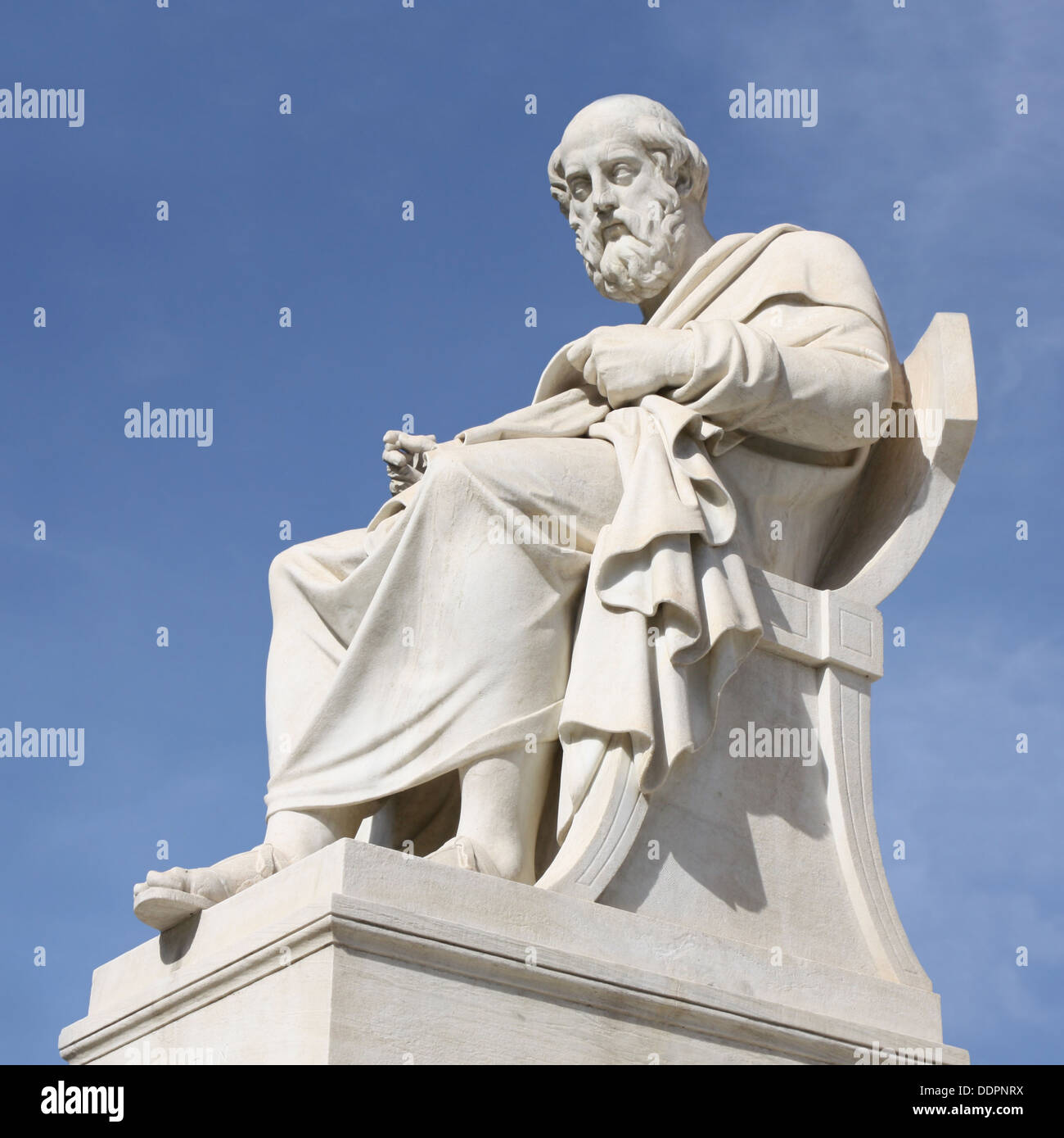 Greek philosopher Plato in Athens, Greece Stock Photo - Alamy