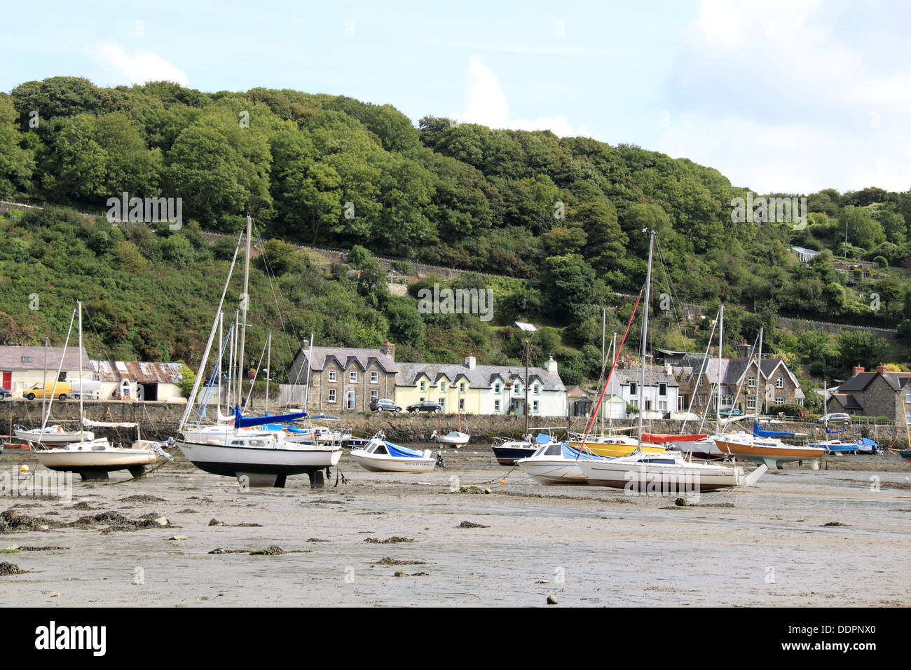 Lower Town harbour, Fishguard, Pembrokeshire, Wales, Great Britain ...