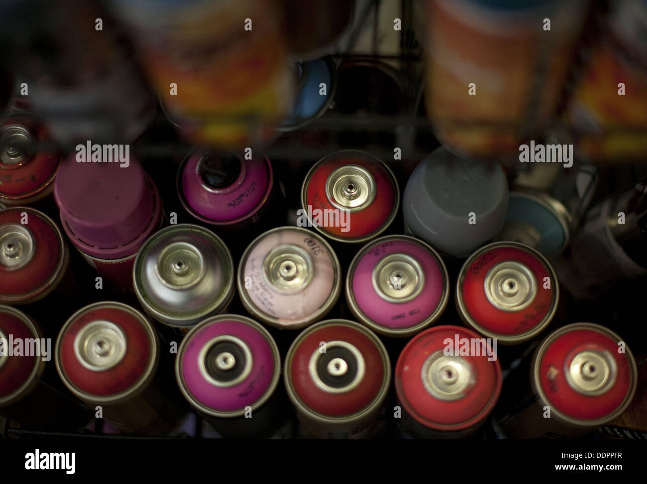 Los Angeles, CALIFORNIA, USA. 4th Sep, 2013. A picture of spray paint ...