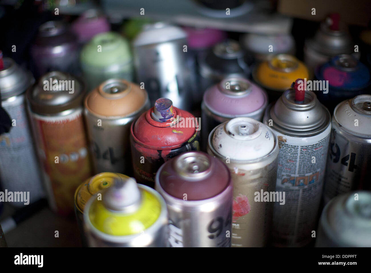 Los Angeles, CALIFORNIA, USA. 4th Sep, 2013. A picture of spray paint ...