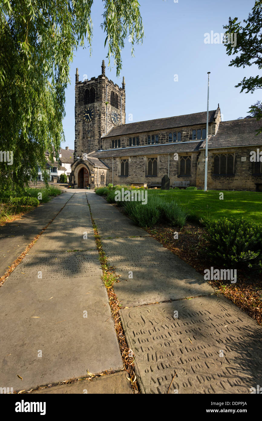 All Saints Church, an Anglican parish church in Bingley, West Yorkshire ...