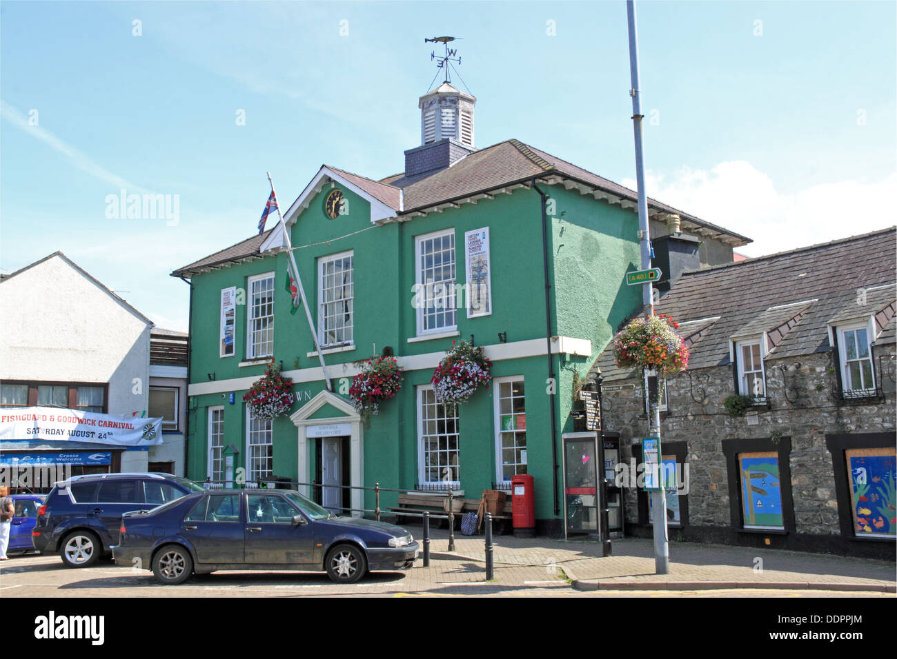Fishguard Town Hall and Last Invasion Gallery, The Square ...