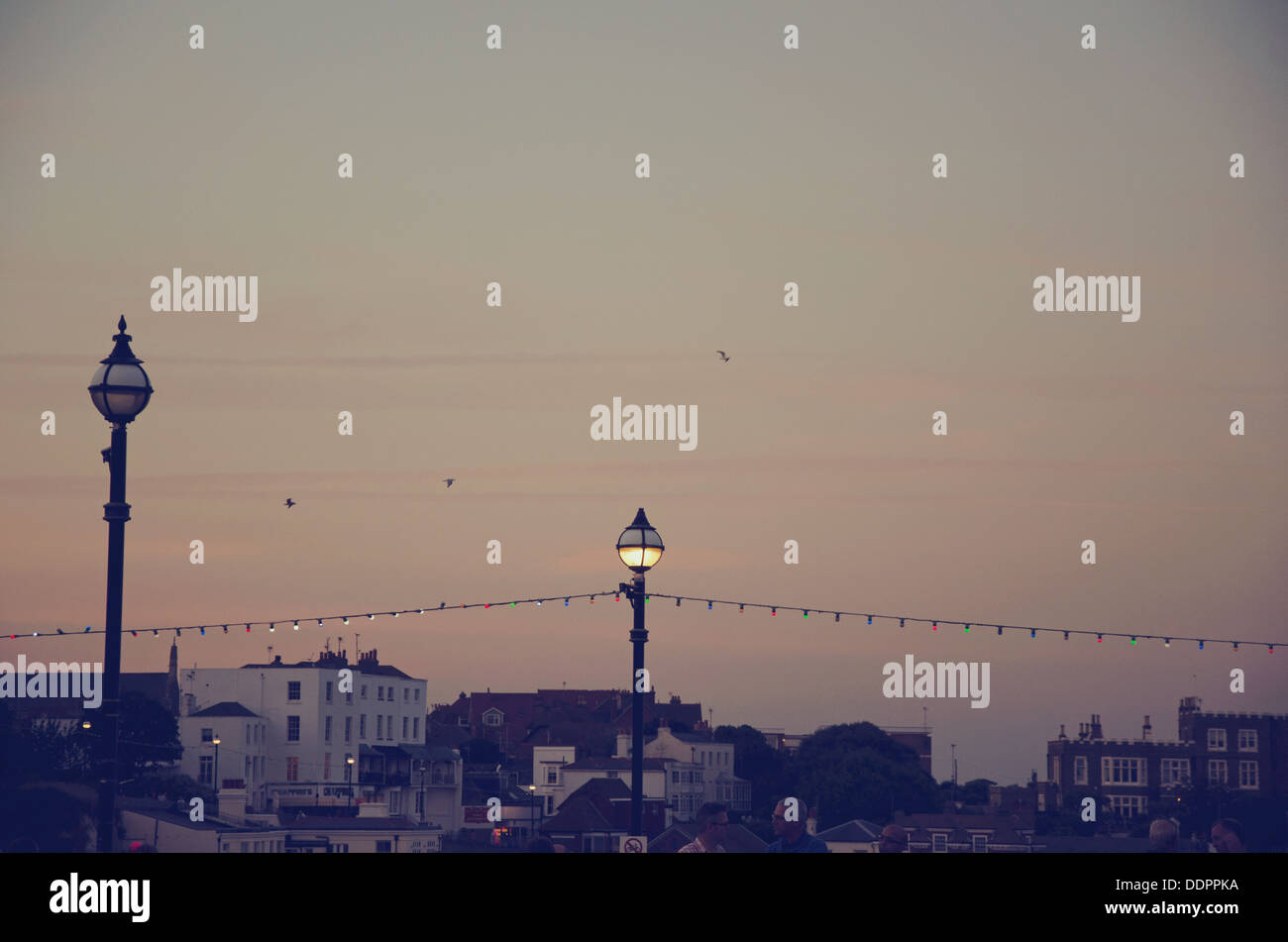 Sunset sky at the beach side Stock Photo - Alamy