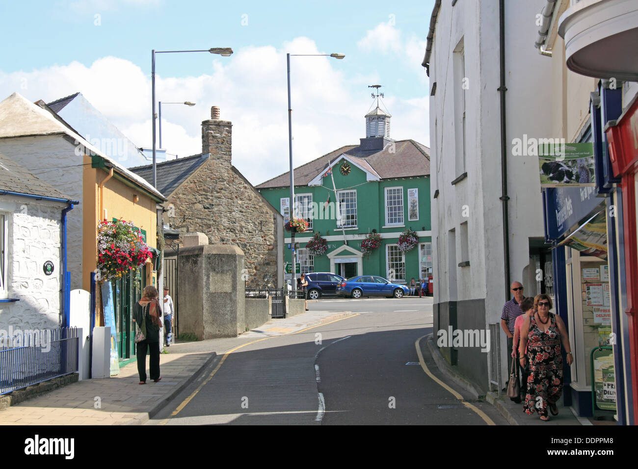 Fishguard wales town hall hi-res stock photography and images - Alamy