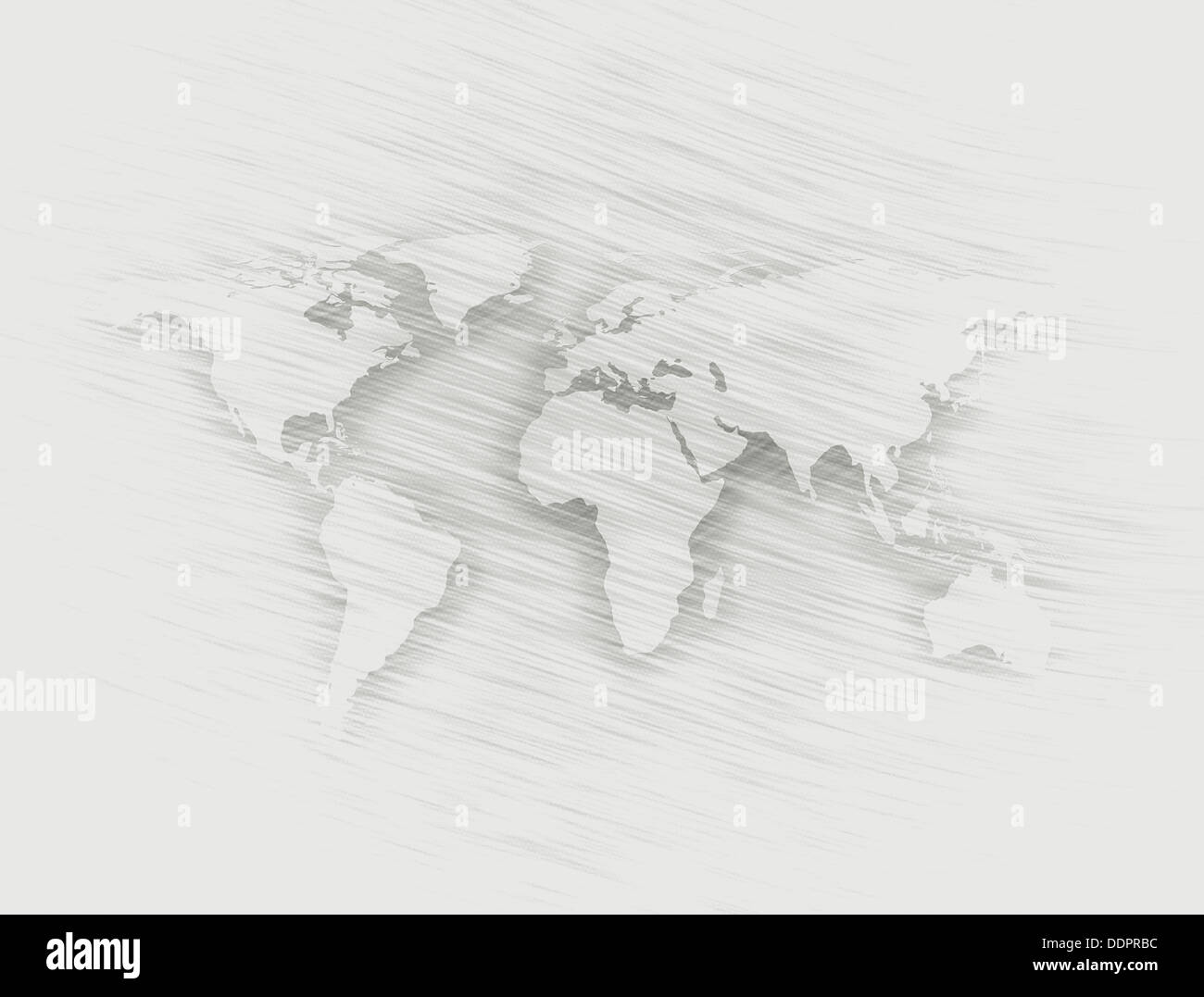 pencil drawing sketch of a world map Stock Photo - Alamy